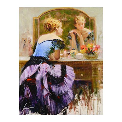 Pino,"By the Mirror", Canvas