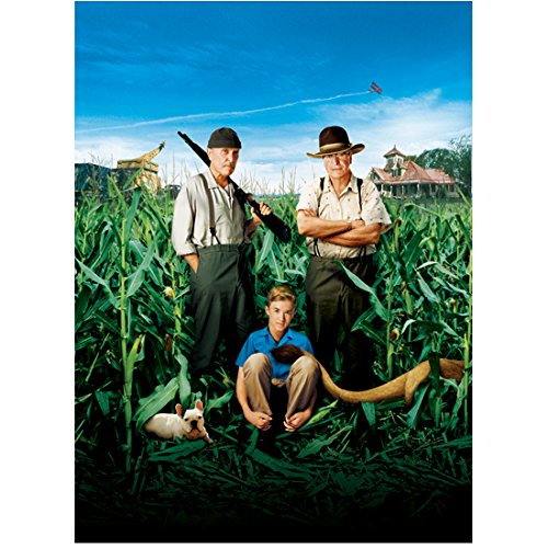 Secondhand Lions 8 Inch x 10 Inch Photo Michael Caine, Robert Duvall & Haley Joel Osment Among Crops kn