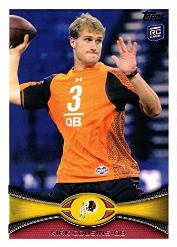 2012 Topps Football #326 Kirk Cousins Rookie Card