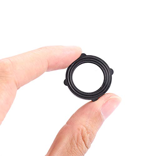 ZKZX Garden Hose Washer Heavy Duty Rubber Washer, Fit All Standard 3/4" Garden Hose Fittings 40PCS (Black)