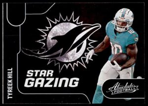 2022 panini absolute star gazing #20 tyreek hill nm-mt miami dolphins football trading card nfl