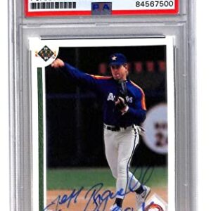 Jeff Bagwell Signed 1991 Upper Deck #755 Autographed w/NL ROY Astros PSA/DNA