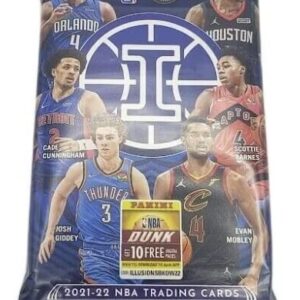 2021-22 Panini Illusions Basketball NBA 12 Card Cello Value Pack (12 NBA Trading Cards)