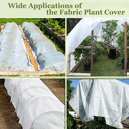 Plant Covers Freeze Protection 10x30ft Floating Row Cover 0.9oz/yd² Plant Covers for Winter Garden Fabric for Cold Sun Protection