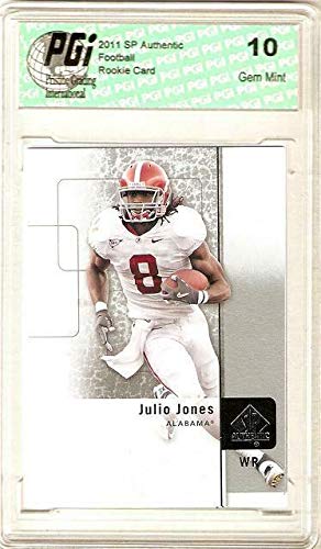 Julio Jones 2011 SP Authentic Upper Deck Rookie Card PGI 10 - Unsigned College Cards