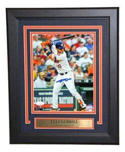 yulieski yuli gurriel autographed 8×10 photo framed houston astros jsa