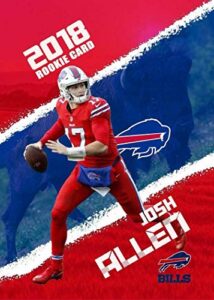 josh allen 2018 first rc rookie gems rookie card buffalo bills mafia.