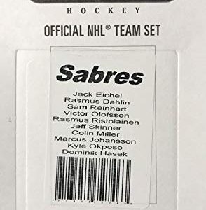 Buffalo Sabres 2020 2021 Upper Deck Factory Sealed 10 Card Team Set with Jack Eichel and Dominik Hasek Plus