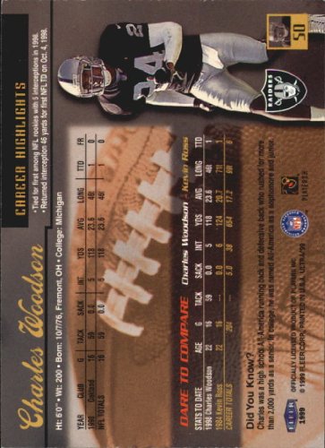 1999 Fleer Ultra Football Card #50 Charles Woodson