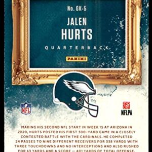 2020 Panini Chronicles Gridiron Kings Jalen Hurts RC #GK-5