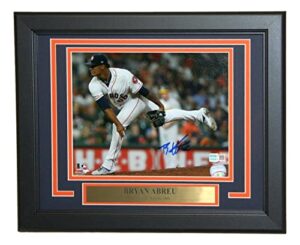 bryan abreu autographed 8×10 photo framed houston astros tristar