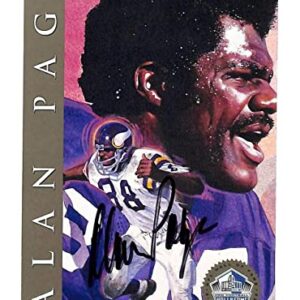 Alan Page Signed HOF Series Card Autographed 1078/2500 Vikings 73272