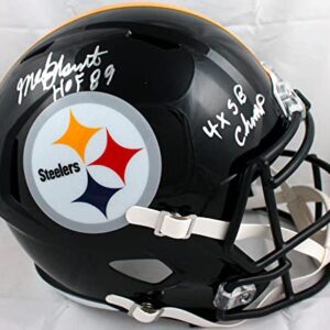 Mel Blount Signed Pittsburgh Steelers F/S Speed Helmet w/HOF 4x SB Champ-Beckett W Hologram Silver