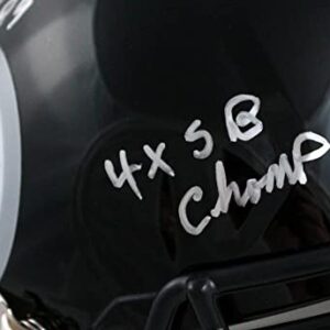 Mel Blount Signed Pittsburgh Steelers F/S Speed Helmet w/HOF 4x SB Champ-Beckett W Hologram Silver