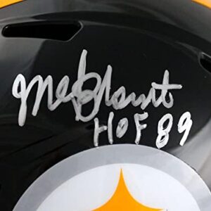 Mel Blount Signed Pittsburgh Steelers F/S Speed Helmet w/HOF 4x SB Champ-Beckett W Hologram Silver