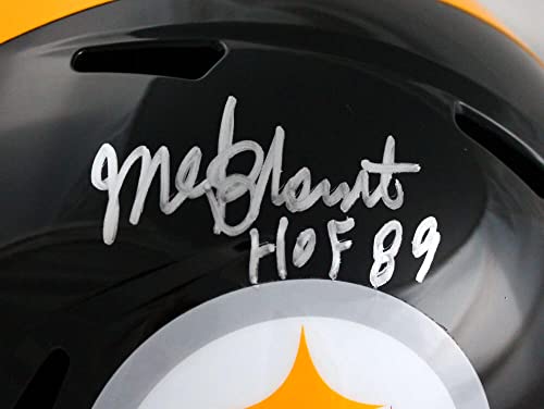 Mel Blount Signed Pittsburgh Steelers F/S Speed Helmet w/HOF 4x SB Champ-Beckett W Hologram Silver