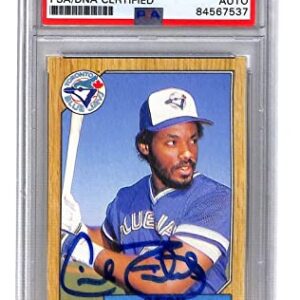 Cecil Fielder Signed 1987 Topps #178 Autographed Blue Jays PSA/DNA