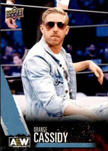 2021 upper deck all elite wrestling aew #40 orange cassidy official trading card