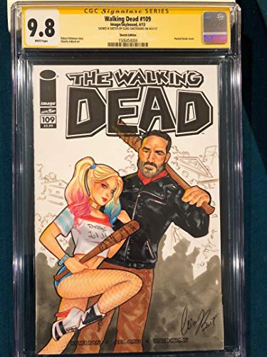 ELIAS CHATZOUDIS ORIGINAL Sketch CGC 9.8 Signed THE WALKING DEAD