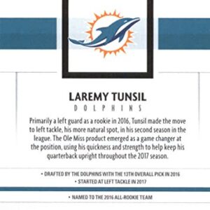 2018 Panini NFL Football #172 Laremy Tunsil Miami Dolphins Official Trading Card