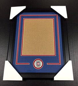 chicago cubs medallion frame kit 8×10 photo double mat vertical