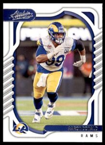 football trading card nfl 2022 panini absolute #36 aaron donald nm near mint la rams