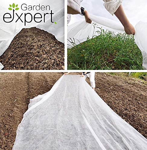 Garden expert Plant Covers Freeze Protection Floating Row Cover Thickened 1.2oz Fabric Frost Cloth Plant Blanket for Plants & Vegetables in Winter(8FTx15FT)