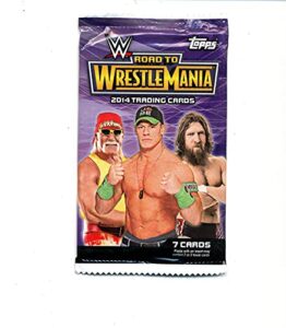 topps 2014 wwf road to wrestlemania trading cards pack