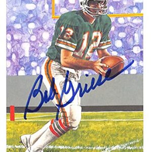 Bob Griese Signed Goal Line Art Card GLAC Autographed Dolphins PSA/DNA AI44362