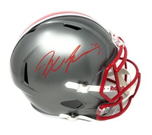 jaxon smith njigba ohio state buckeyes signed autograph flash full size speed helmet beckett certified