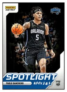 paolo banchero rc 2022-23 panini instant spotlight rookies /965#1 magic nm+-mt+ nba basketball