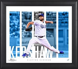 clayton kershaw los angeles dodgers framed 15″ x 17″ player panel collage – mlb player plaques and collages