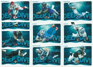 2020 panini score deep dive insert set – (10 cards total) patrick mahomes lamar jackson josh allen deshaun watson