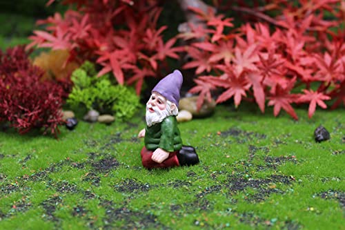 YARCHONN Miniature Garden Gnomes Ornament Outdoor, Resin Elf Statue, Funny Gnome Fairy Garden Accessories for Patio, Yard, Lawn or Home Garden Decorations, (6PK Drunking Theme)