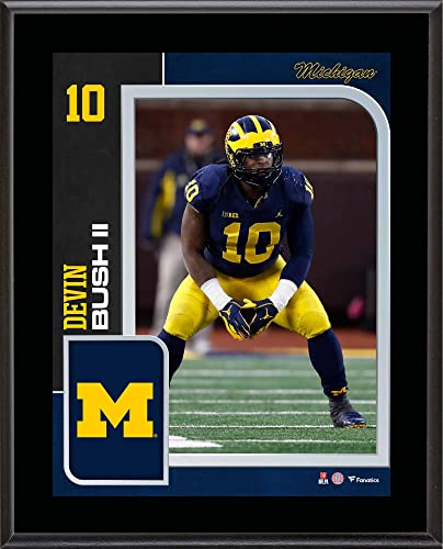 Devin Bush Michigan Wolverines 10.5" x 13" Sublimated Player Plaque - College Player Plaques and Collages