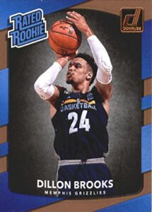 2017-18 donruss #152 dillon brooks rc rookie grizzlies rated rookie