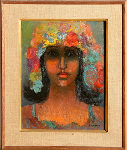 Portrait with Flower Hat