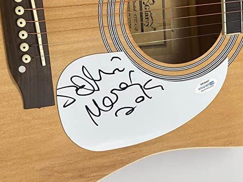 Sergio Vallin Mana Signed Autographed Full Size Acoustic Guitar Band ACOA COA