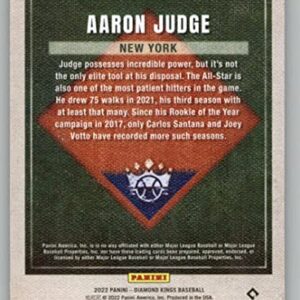 2022 Panini Diamond Kings #115 Aaron Judge SP Short Print New York Yankees Baseball Trading Card