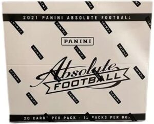 2021 panini absolute nfl football cello/value box (12 pks/bx)