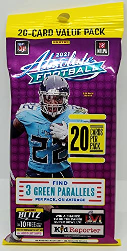 2021 Panini Absolute NFL Football CELLO/VALUE box (12 pks/bx)