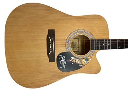 Jon Bon Jovi Signed Autographed Full Size Acoustic Guitar Bon Jovi Beckett COA