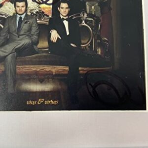 Panic! At The Disco Signed Vices & Virtues Framed CD Brendon Urie +3 ACOA COA