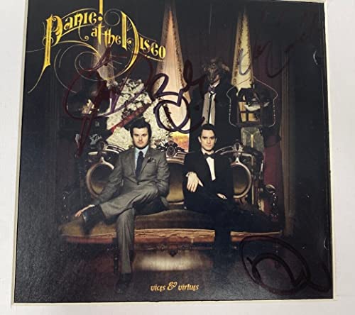 Panic! At The Disco Signed Vices & Virtues Framed CD Brendon Urie +3 ACOA COA