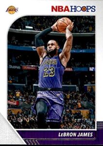 2019-20 panini nba hoops #87 lebron james los angeles lakers basketball card