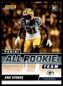 football nfl 2021 panini instant all-rookie team #art21 eric stokes packers