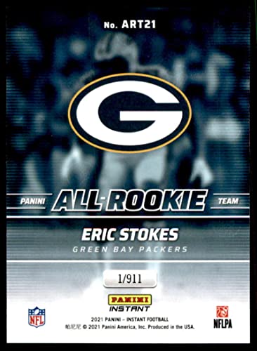 Football NFL 2021 Panini Instant All-Rookie Team #ART21 Eric Stokes Packers