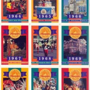 DISNEYLAND 40 YEARS OF ADVENTURE 1995 SKYBOX FACTORY BASE CARD SET OF 40 DISNEY