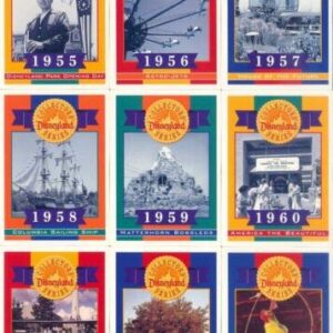 DISNEYLAND 40 YEARS OF ADVENTURE 1995 SKYBOX FACTORY BASE CARD SET OF 40 DISNEY