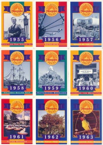 DISNEYLAND 40 YEARS OF ADVENTURE 1995 SKYBOX FACTORY BASE CARD SET OF 40 DISNEY